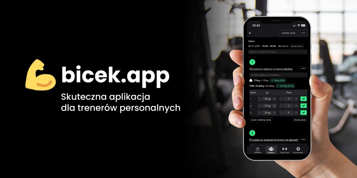 bicek.app - skuteczna aplikacja dla trenerów personalnych - bicek.app